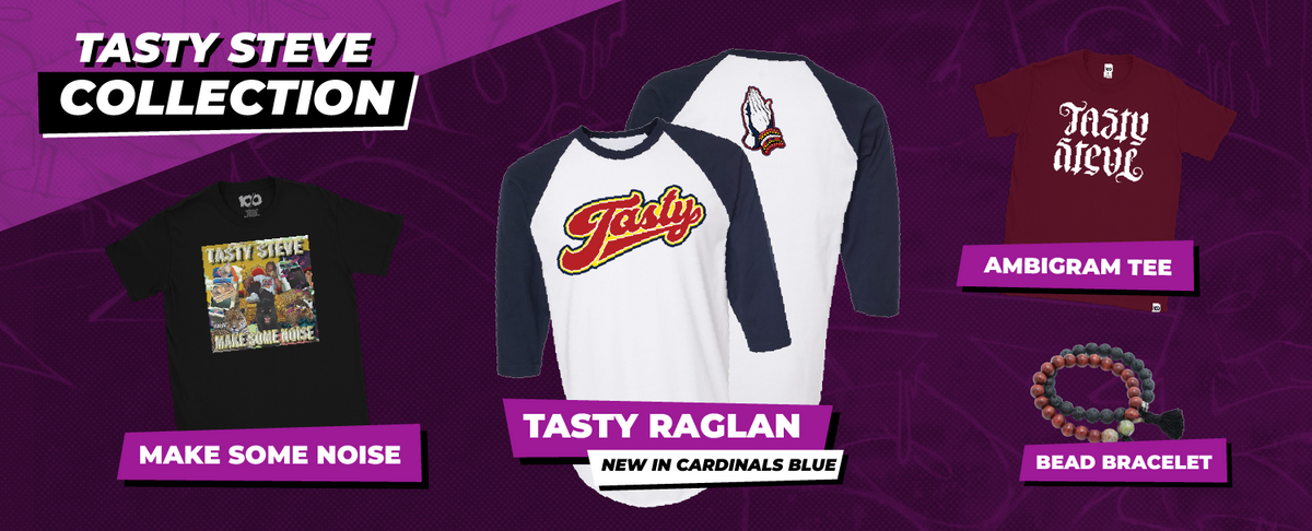 TASTY STEVE – 10/0 Merch