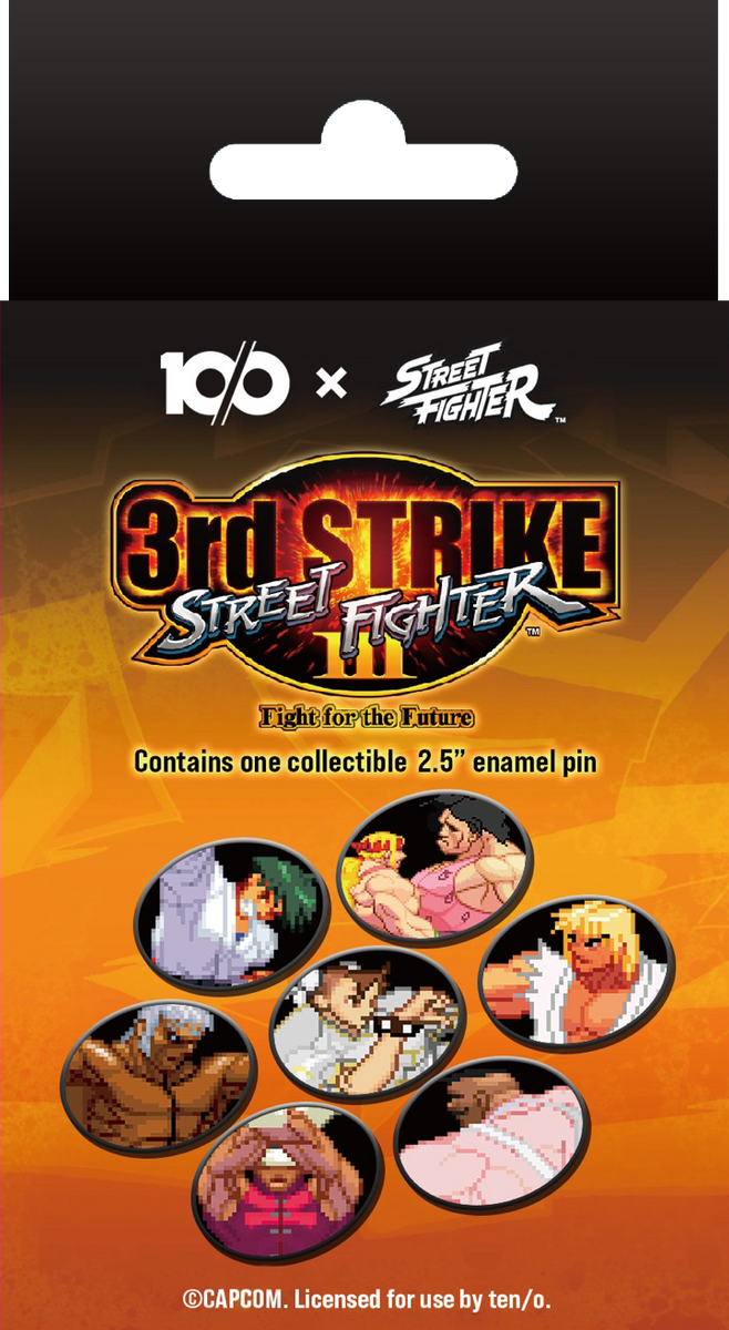 STREET FIGHTER - 'Third Strike Legends' Enamel Pin Badge - Blind Box ...