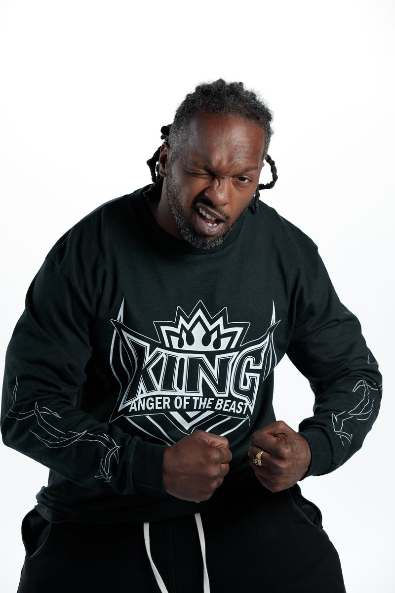 TEKKEN - 'King Anger Of The Beast' Long Sleeve Shirt - Black – 10/0 Merch