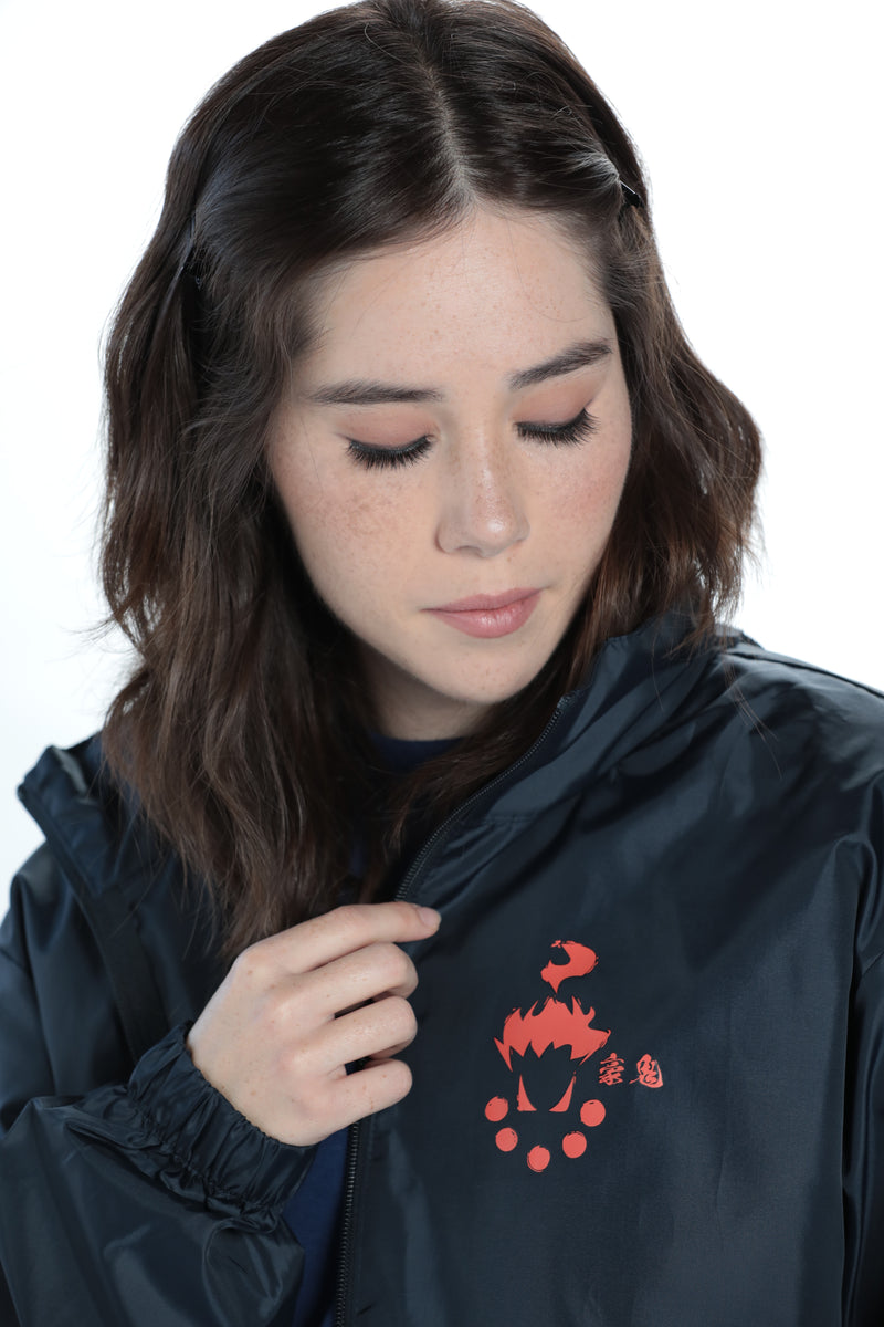 STREET FIGHTER - 'Akuma Heaven' Windbreaker - Navy – 10/0 Merch