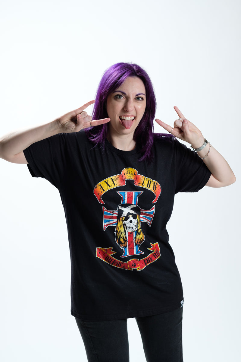 GUILTY GEAR - 'Axl Out Of The Box' T-Shirt - Black – 10/0 Merch