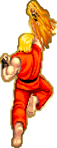 STREET FIGHTER - 'Ken Shoryuken' Enamel Pin Badge – 10/0 Merch