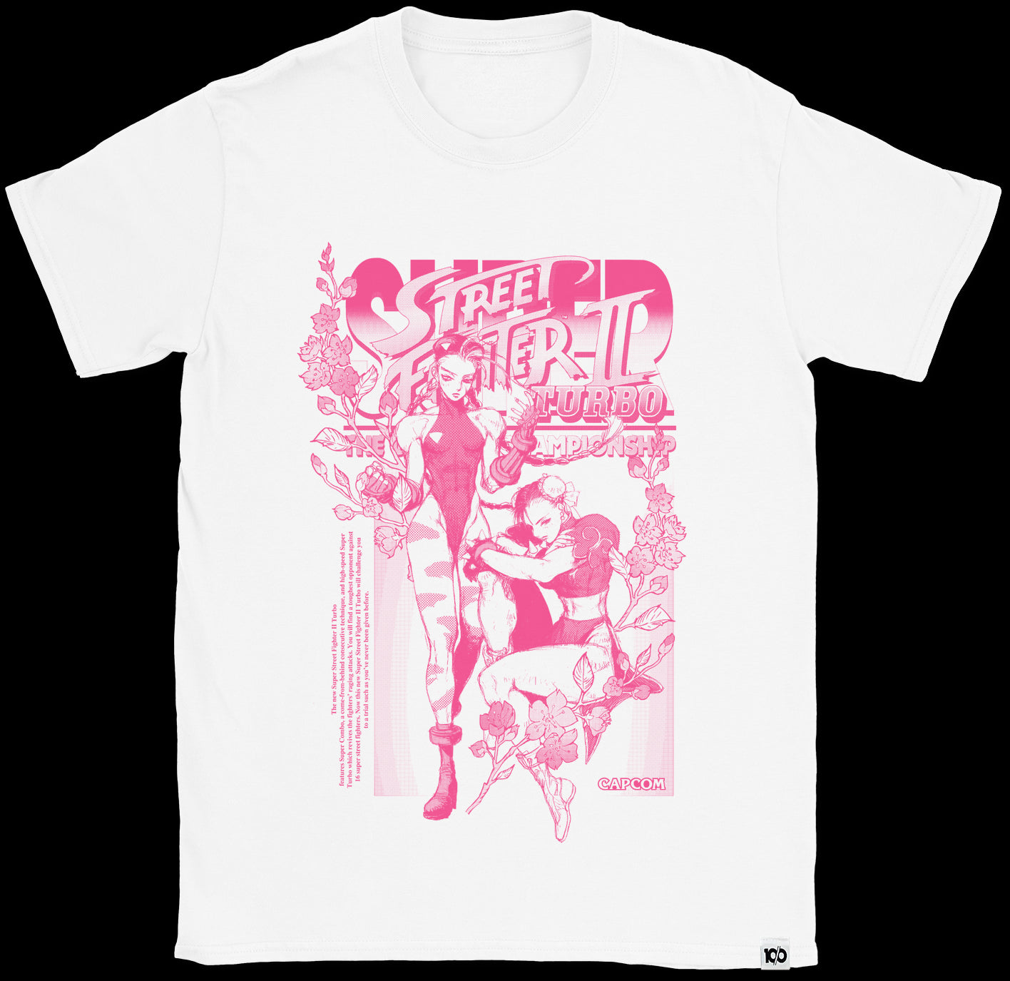 STREET FIGHTER - 'Cherry Blossom Turbo' T-Shirt - White – 10/0 Merch