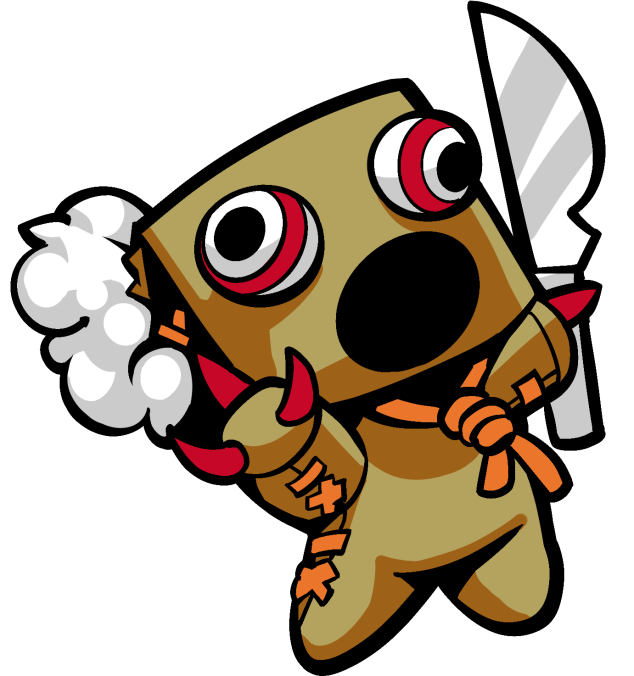 GUILTY GEAR 'Mini Faust' small logo enamel pin badge – 10/0 Merch