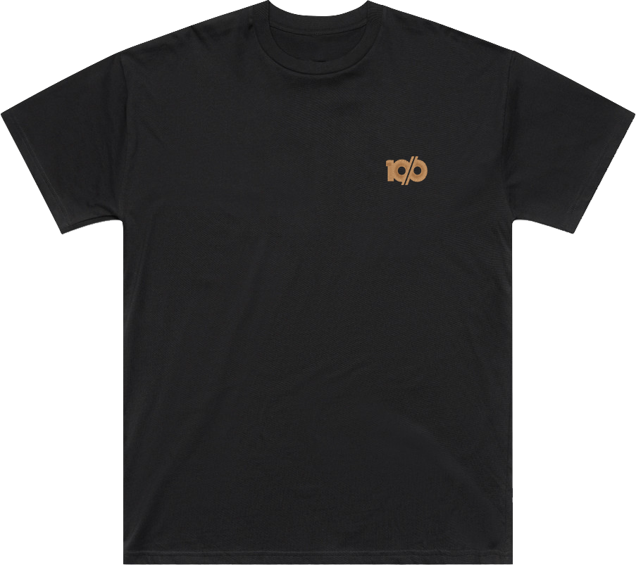 ten/o - 'Bronze ten/o Logo' Premium Embroidered T-Shirt - Black – 10/0 ...