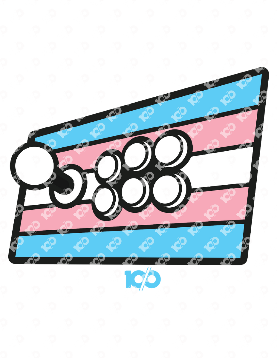 ten/o - 'Pride: Trans Stick' - Sticker – 10/0 Merch