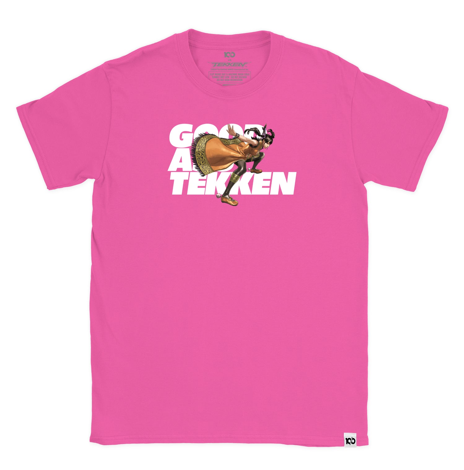 Tekken Good Ass Tekken Ling Xiaoyu T Shirt Pink 100 Merch