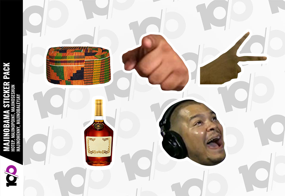 MAJIN OBAMA - 'Emotes' Sticker Pack #1 – 10/0 Merch