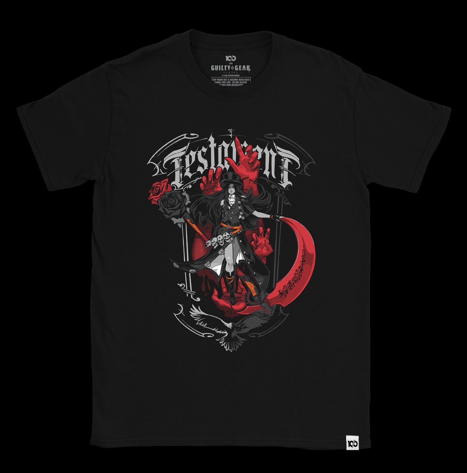 GUILTY GEAR - 'Testament' T-Shirt - Black – 10/0 Merch